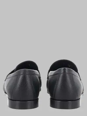 FERRAGAMO Mocassino Con Fibbia Gancini - Black
