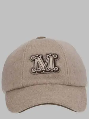 Max Mara Cappello Da Baseball Ordine - Cream
