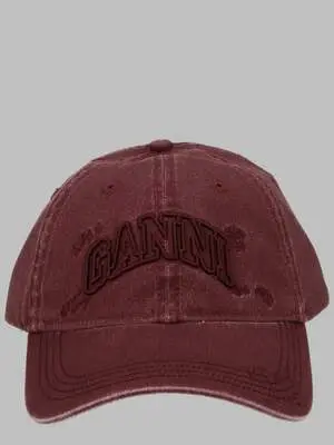 GANNI Cappello Da Baseball Con Logo - Multicolor