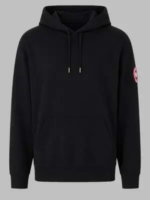 Canada Goose Felpa Con Patch Logo E Cappuccio