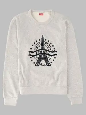 Kenzo Felpa Eiffel Tower - Gray