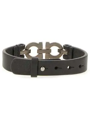 FERRAGAMO Bracciale Con Doppio Gancini