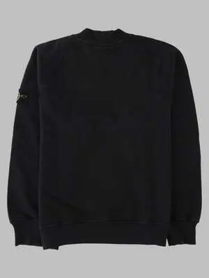 Stone Island Felpa Con Patch Logo
