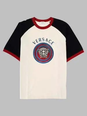 Versace T-shirt Con Logo E Medusa - Multicolor