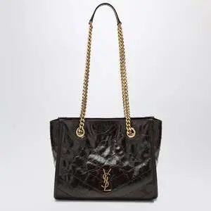 Saint Laurent Small Niki Shopping Bag In Leather