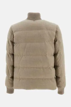 Herno Bomber In Tweed Di Lana