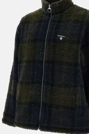 Barbour Pile In Tartan Con Zip