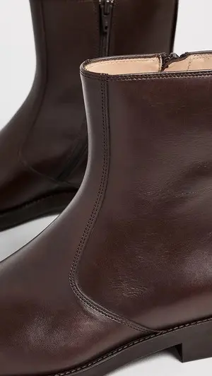 LEMAIRE Zipped Leather Boots