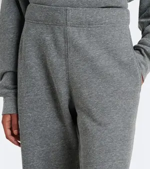 NILI LOTAN Cotton-blend Sweatpants - Grey