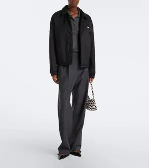 Prada Mini Printed Calf Hair Shoulder Bag