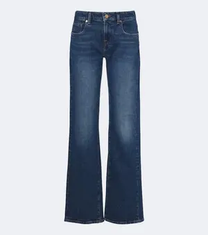 7 For All Mankind Low Tess Wide-leg Jeans - Blue