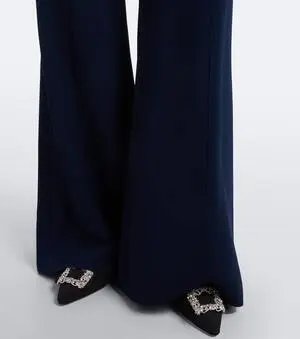 Elie Saab Crêpe Wide-leg Pants
