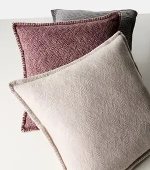 Missoni Camelia Zigzag Wool And Cashmere Cushion - Multicoloured