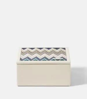 Missoni Masuleh Zigzag Wooden Box - Multicoloured