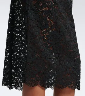 DÔEN Nandette Sheer Lace Midi Skirt