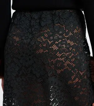 DÔEN Nandette Sheer Lace Midi Skirt