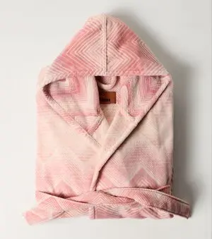 Missoni Marea Chevron Cotton Terry Bathrobe