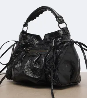 Balenciaga Le City Nano Leather Top-handle Bag - Black