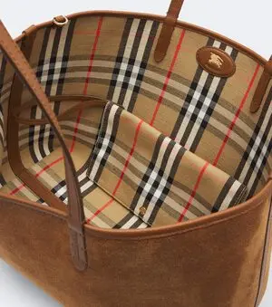 Burberry Bloomsbury Medium Reversible Suede Tote Bag