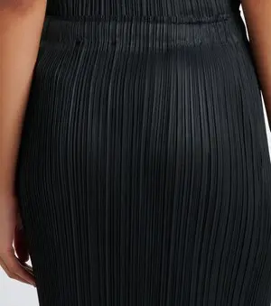 Issey Miyake Basics Pleated Maxi Skirt