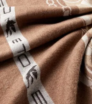 Etro Fringe-trimmed Wool Jacquard Throw