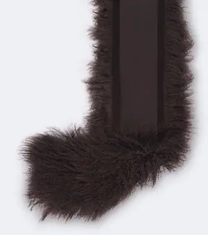DE LA VALI Zeraphine Shearling Scarf