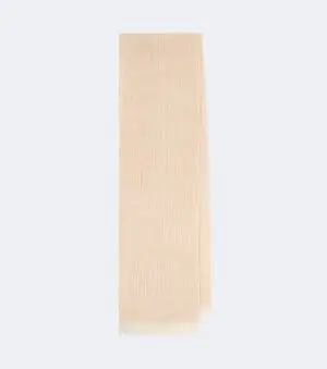 STOFFA Stòffa Fringed Cashmere And Linen Scarf