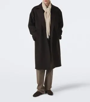 STOFFA Stòffa Fringed Cashmere And Linen Scarf