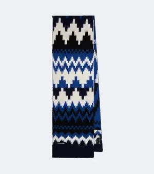Canada Goose Intarsia Wool And Alpaca Scarf