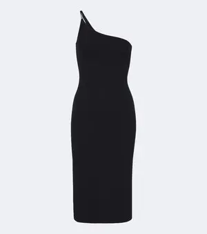 Gucci One-shoulder Crêpe Jersey Midi Dress