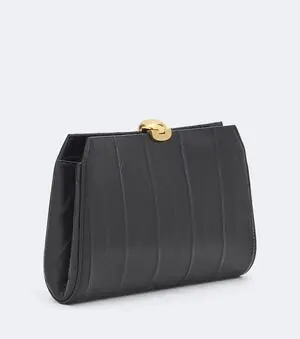 Nour Hammour Lou Eel Leather Clutch