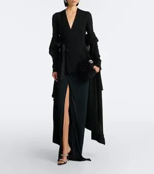 Amina Muaddi Elizabeth Embellished Leather Mules