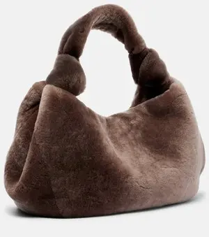 Gabriela Hearst Antonia Small Shearling Top-handle Bag