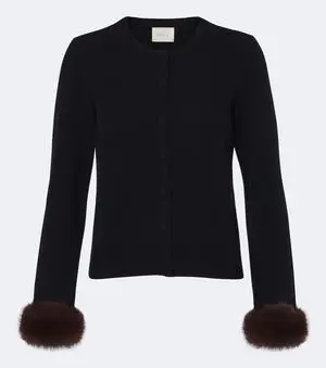 DÔEN Clara Cashmere Cardigan - Black