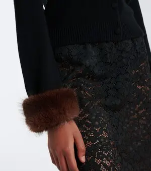 DÔEN Clara Cashmere Cardigan - Black