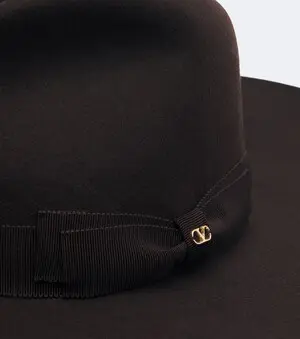 Valentino Garavani Vlogo Cashmere Felt Fedora