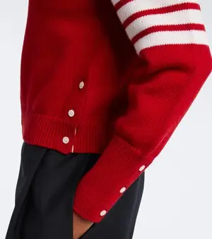 Thom Browne 4-bar Wool Cardigan