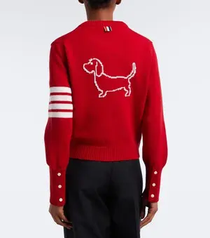 Thom Browne 4-bar Wool Cardigan