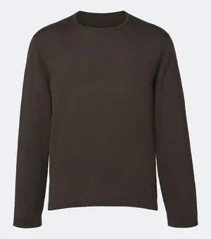 STOFFA Stòffa Wool And Silk Sweater - Brown