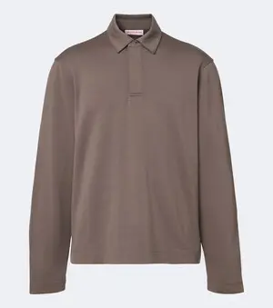 Orlebar Brown Ben Wool Jersey Polo Shirt - Brown