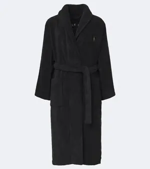 Polo Ralph Lauren Polo Bear Cotton Terry Bathrobe - Black