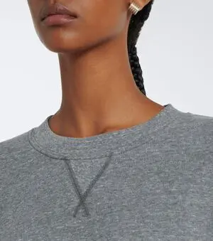 NILI LOTAN Cotton-blend Sweatshirt