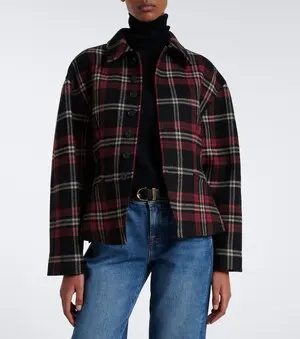 Polo Ralph Lauren Plaid Wool-blend Tweed Jacket