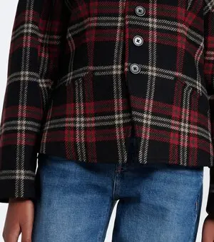 Polo Ralph Lauren Plaid Wool-blend Tweed Jacket