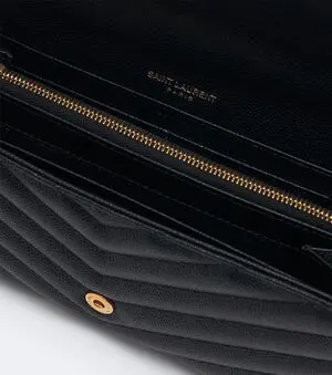 Saint Laurent Cassandre Large Matelassé Leather Wallet
