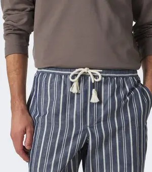 Orlebar Brown Sonoran Linen And Cotton Canvas Wide-leg Pants