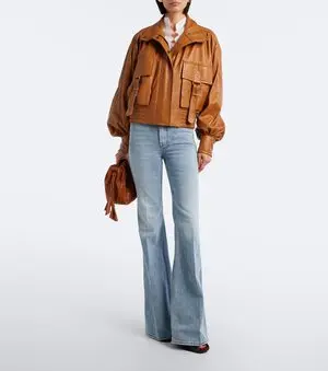 Zimmermann Faded Flared Jeans - Blue