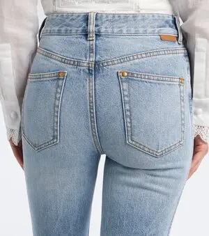 Zimmermann Faded Flared Jeans - Blue