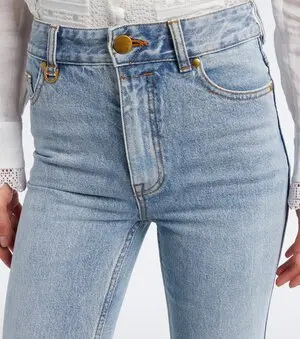 Zimmermann Faded Flared Jeans - Blue