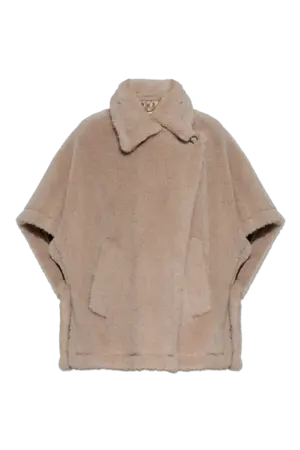Max Mara Wool Poncho ‘tebe - Brown